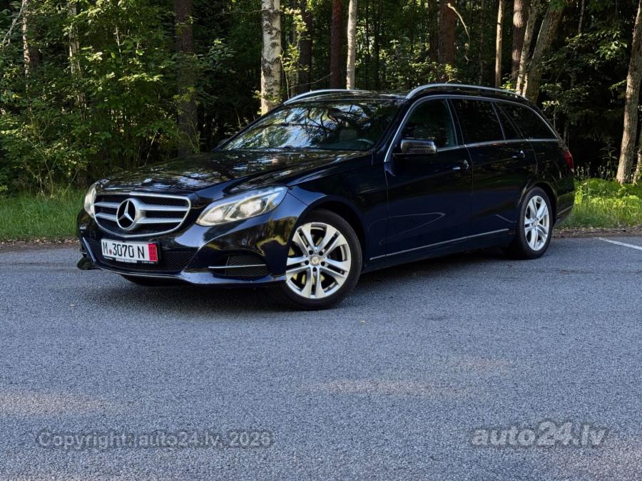 Black Mercedes-Benz E-Class 2015 in Tallinn, with an engine capacity of 2.10 L and mileage of 279 thousand km for 9990 €, photo 1 on AUTOMOTO.COM.LV