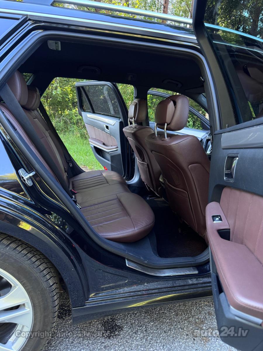 Black Mercedes-Benz E-Class 2015 in Tallinn, with an engine capacity of 2.10 L and mileage of 279 thousand km for 9990 €, photo 16 on AUTOMOTO.COM.LV