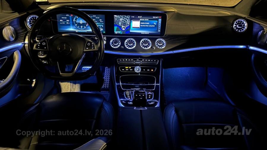Black Mercedes-Benz E-Class 2017 in Tallinn, with an engine capacity of 3.00 L and mileage of 248 thousand km for 28000 €, photo 15 on AUTOMOTO.COM.LV