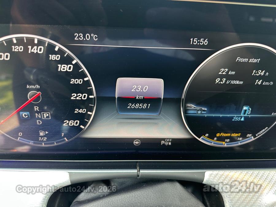 Black Mercedes-Benz E-Class 2017 in Tallinn, with an engine capacity of 2.00 L and mileage of 269 thousand km for 17000 €, photo 20 on AUTOMOTO.COM.LV