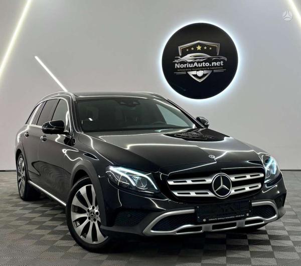 Black Mercedes-Benz E-Class 2017 in Marijampole, with an engine capacity of 1.95 L and mileage of 232 thousand km for 21650 €, photo 1 on AUTOMOTO.COM.LV
