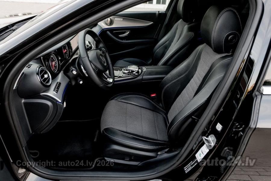 Black Mercedes-Benz E-Class 2017 in Parnu, with an engine capacity of 2.00 L and mileage of 275 thousand km for 14990 €, photo 13 on AUTOMOTO.COM.LV