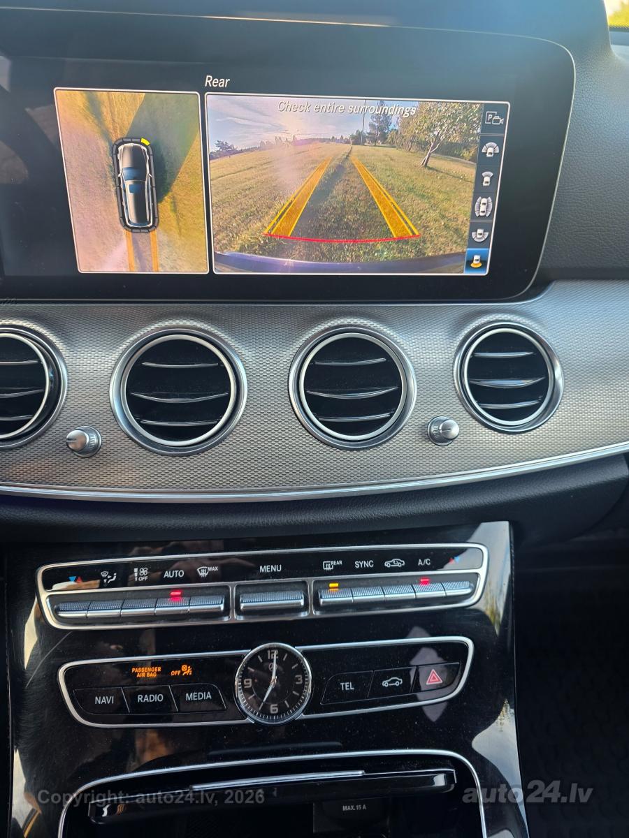 Black Mercedes-Benz E-Class 2017 in Tallinn, with an engine capacity of 2.00 L and mileage of 232 thousand km for 18600 €, photo 13 on AUTOMOTO.COM.LV