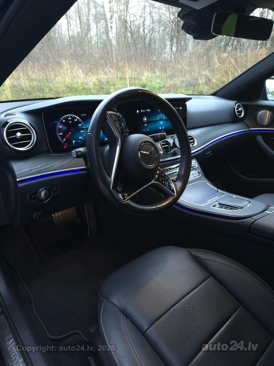 Black Mercedes-Benz E-Class 2022 in Tallinn, with an engine capacity of 2.00 L and mileage of 57 thousand km for 47120 €, photo 14 on AUTOMOTO.COM.LV