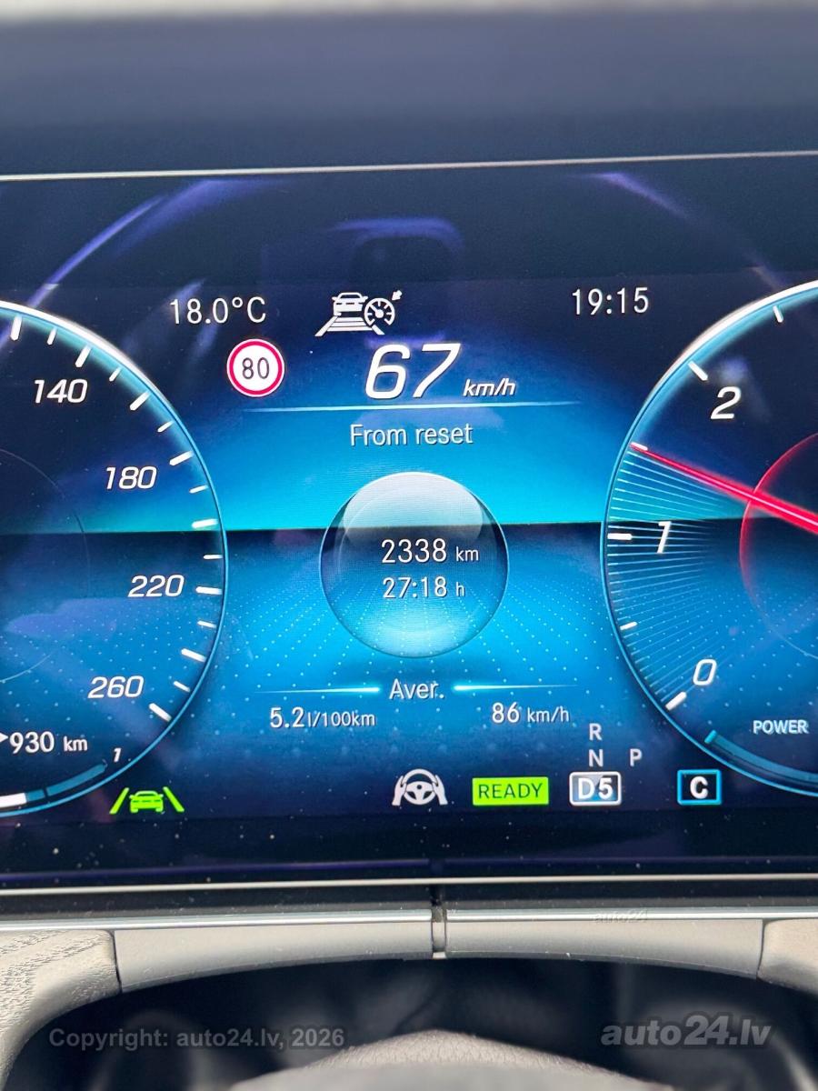 Black Mercedes-Benz E-Class 2022 in Tallinn, with an engine capacity of 2.00 L and mileage of 57 thousand km for 47120 €, photo 19 on AUTOMOTO.COM.LV