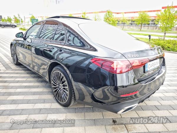 Black Mercedes-Benz E-Class 2025 in Tallinn, with an engine capacity of 2.00 L and mileage of 18 thousand km for 56990 €, photo 8 on AUTOMOTO.COM.LV