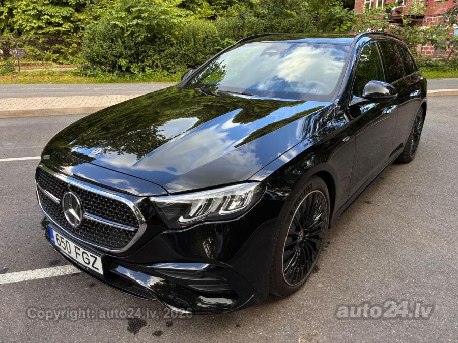 Black Mercedes-Benz E-Class 2025 in Viljandi, with an engine capacity of 2.00 L and mileage of 10 thousand km for 63999 €, photo 1 on AUTOMOTO.COM.LV