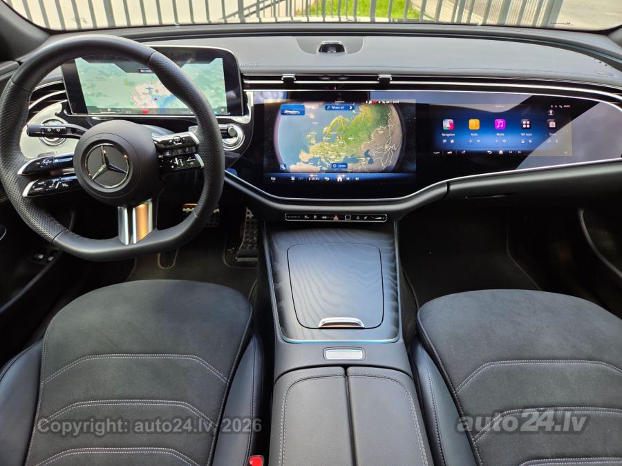 Black Mercedes-Benz E-Class 2025 in Viljandi, with an engine capacity of 2.00 L and mileage of 10 thousand km for 63999 €, photo 20 on AUTOMOTO.COM.LV