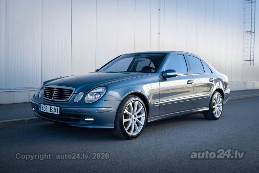 Blue Mercedes-Benz E-Class 2004 in Tallinn, with an engine capacity of 3.20 L and mileage of 360 thousand km for 3200 €, photo 1 on AUTOMOTO.COM.LV