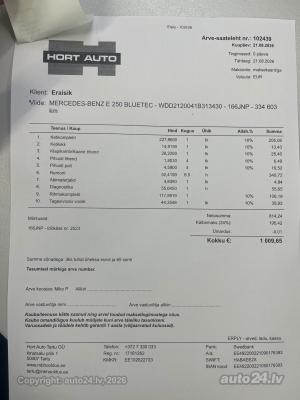 Синий Мерседес Е-Класс 2016 в Таллин, объемом двигателя 2.10 л и пробегом 335 тыс. км за 10500 €, фото 11 на AUTOMOTO.COM.LV