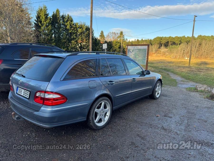 Blue Mercedes-Benz E-Class 2004 in Tallinn, with an engine capacity of 3.50 L and mileage of 290 thousand km for 4900 €, photo 2 on AUTOMOTO.COM.LV