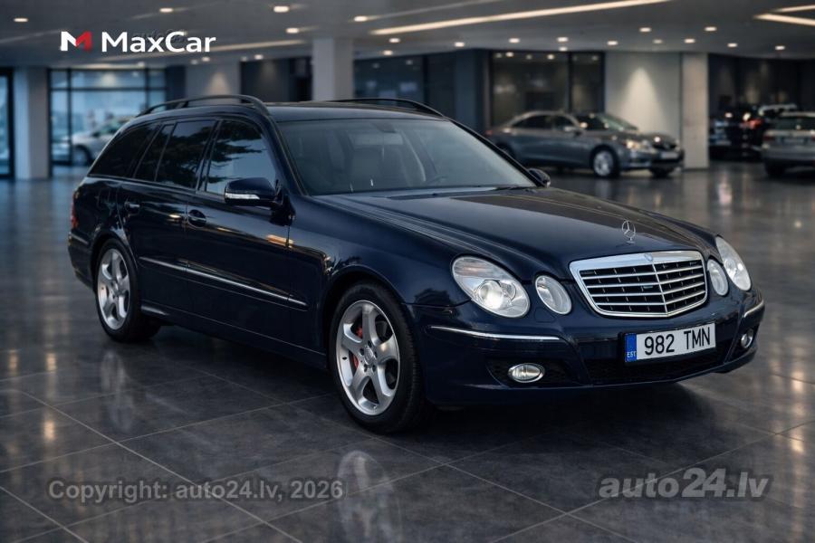 Blue Mercedes-Benz E-Class 2006 in Tallinn, with an engine capacity of 3.00 L and mileage of 321 thousand km for 2799 €, photo 1 on AUTOMOTO.COM.LV