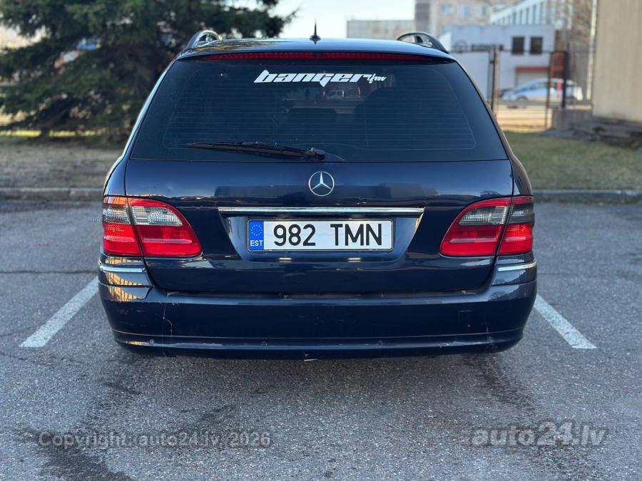 Blue Mercedes-Benz E-Class 2006 in Tallinn, with an engine capacity of 3.00 L and mileage of 321 thousand km for 2799 €, photo 7 on AUTOMOTO.COM.LV