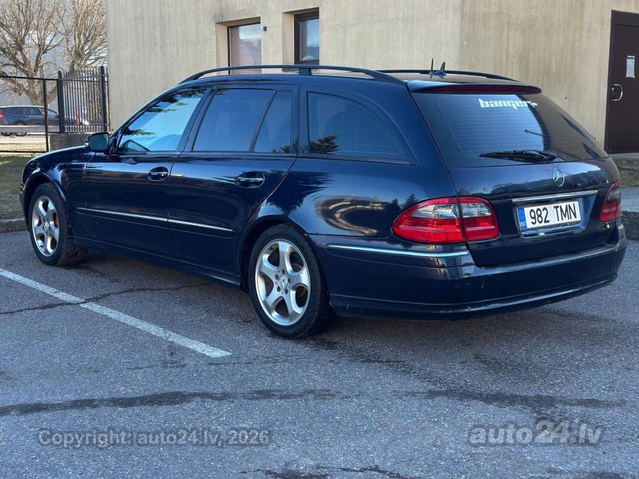 Blue Mercedes-Benz E-Class 2006 in Tallinn, with an engine capacity of 3.00 L and mileage of 321 thousand km for 2799 €, photo 8 on AUTOMOTO.COM.LV