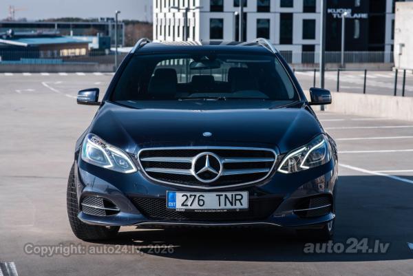 Blue Mercedes-Benz E-Class 2014 in Tallinn, with an engine capacity of 2.10 L and mileage of 365 thousand km for 10900 €, photo 3 on AUTOMOTO.COM.LV