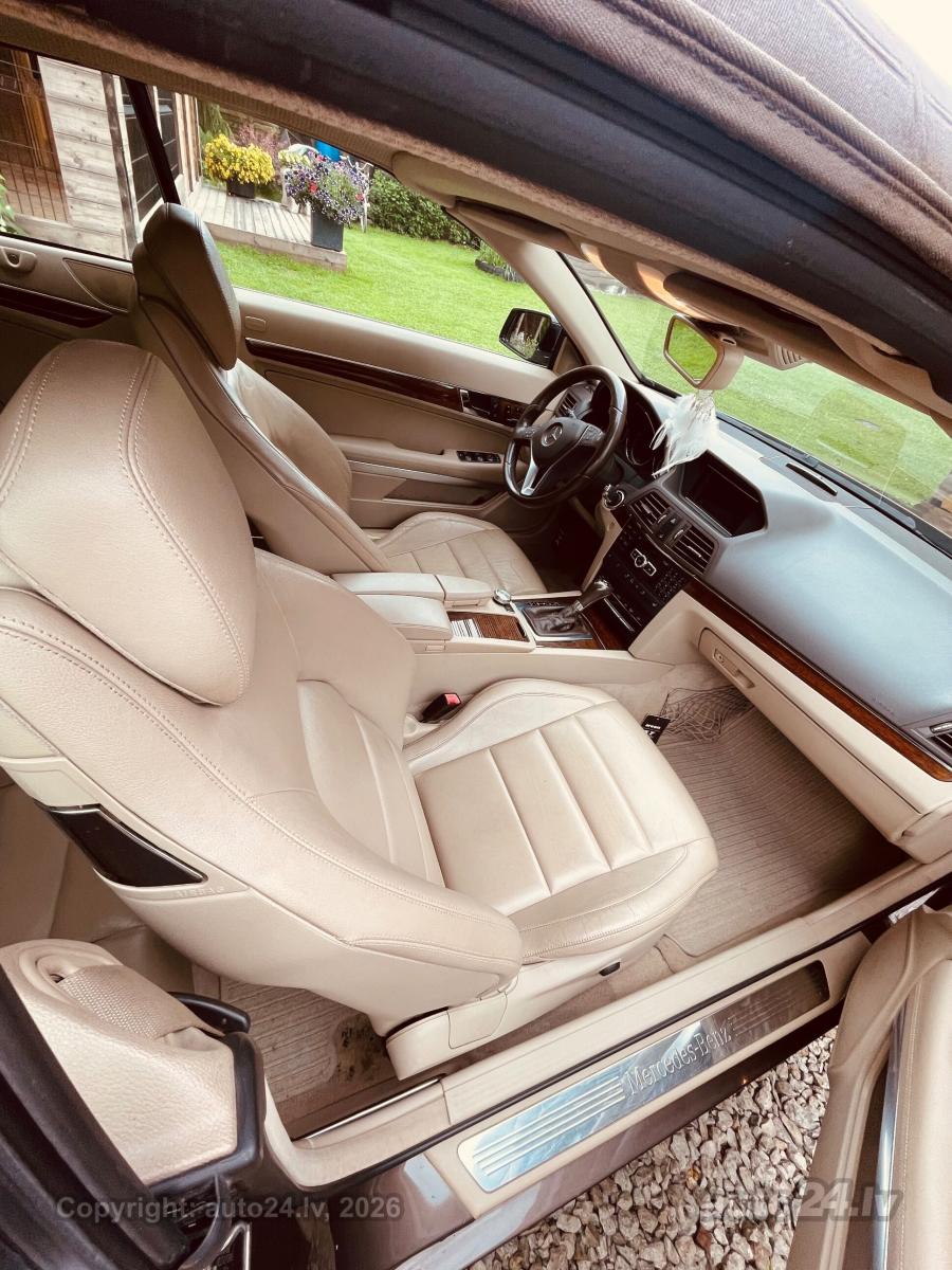Brown Mercedes-Benz E-Class 2013 in Rapla, with an engine capacity of 2.10 L and mileage of 235 thousand km for 12999 €, photo 10 on AUTOMOTO.COM.LV