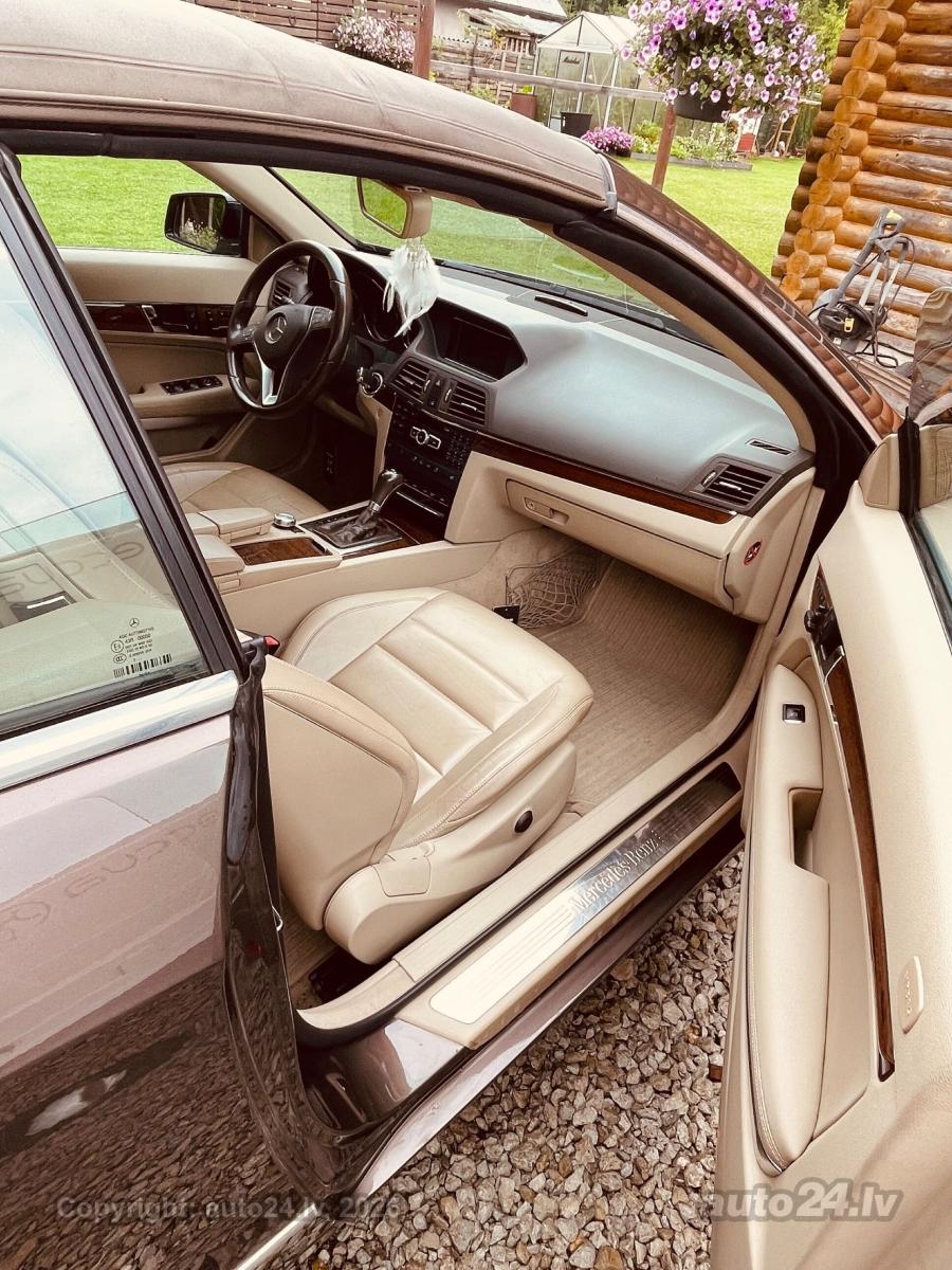 Brown Mercedes-Benz E-Class 2013 in Rapla, with an engine capacity of 2.10 L and mileage of 235 thousand km for 12999 €, photo 11 on AUTOMOTO.COM.LV