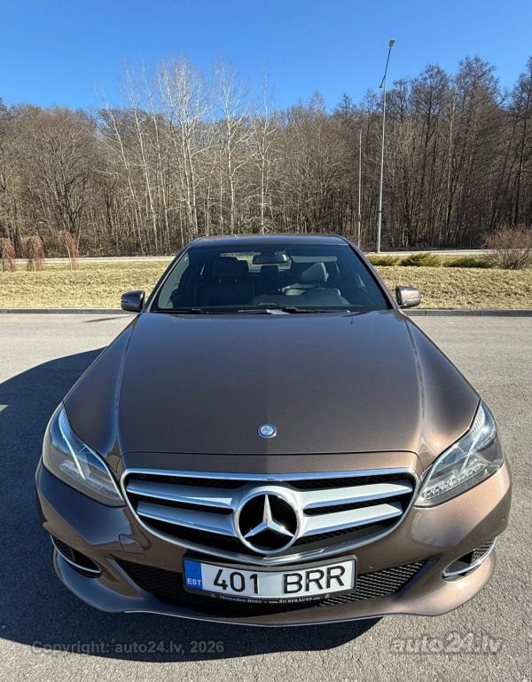 Brown Mercedes-Benz E-Class 2014 in Tallinn, with an engine capacity of 2.00 L and mileage of 91 thousand km for 15000 €, photo 1 on AUTOMOTO.COM.LV