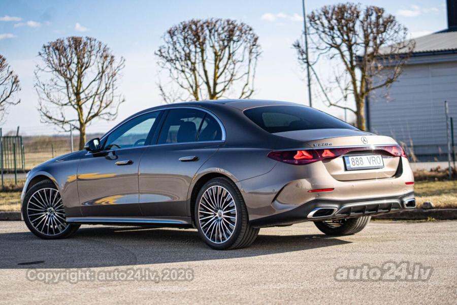 Brown Mercedes-Benz E-Class 2023 in Tartu, with an engine capacity of 2.00 L and mileage of 30 thousand km for 64000 €, photo 12 on AUTOMOTO.COM.LV