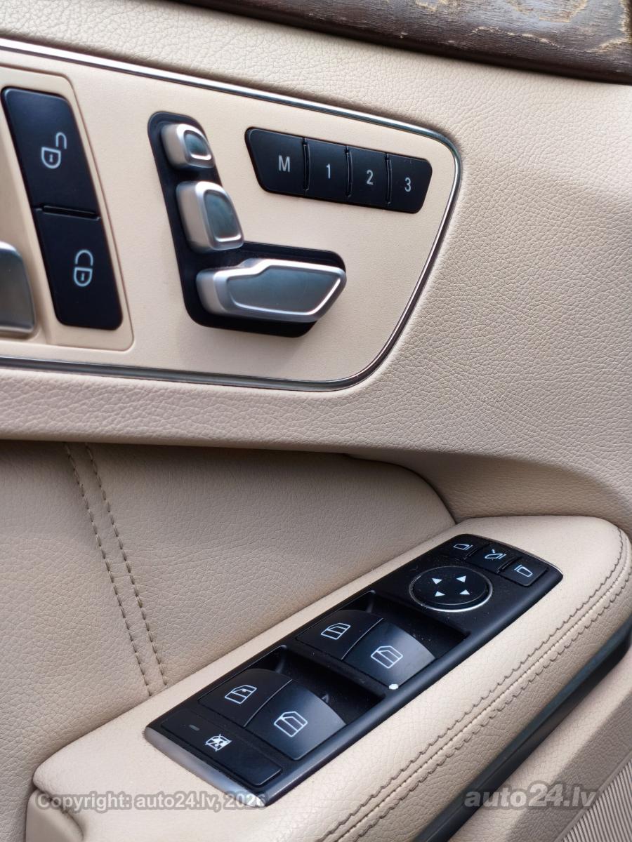 Brown Mercedes-Benz E-Class 2014 in Tallinn, with an engine capacity of 3.00 L and mileage of 360 thousand km for 13499 €, photo 14 on AUTOMOTO.COM.LV
