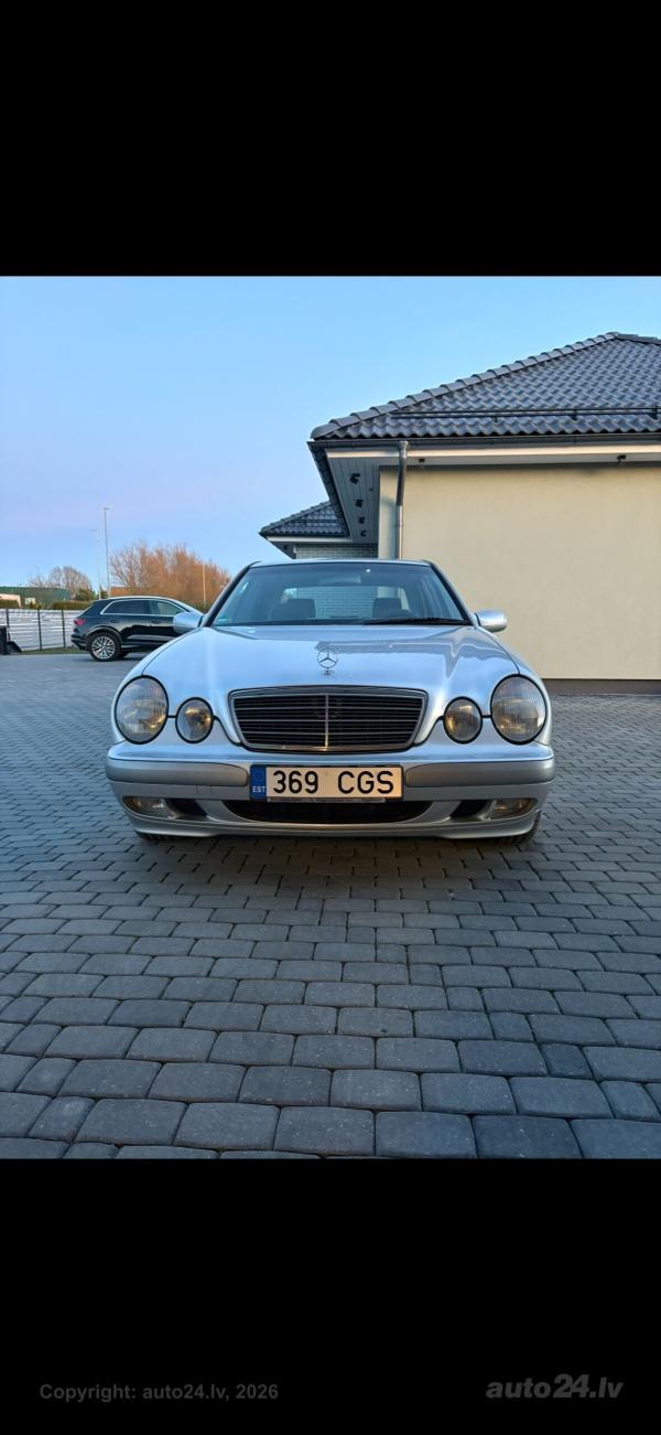 Grey Mercedes-Benz E-Class 2000 in Tallinn, with an engine capacity of 2.00 L and mileage of 116 thousand km for 5990 €, photo 1 on AUTOMOTO.COM.LV