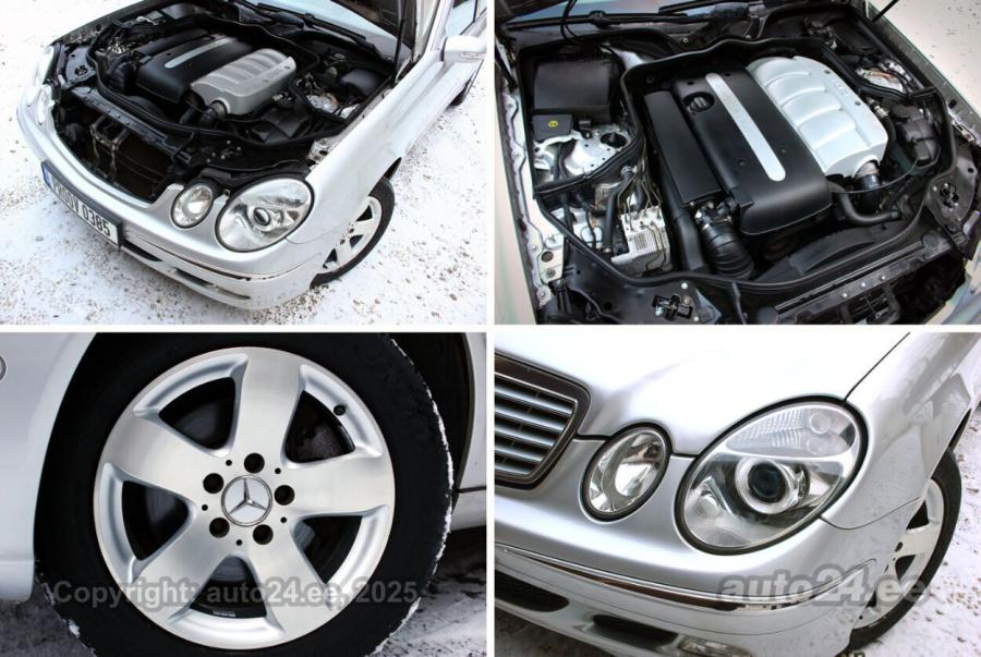 Grey Mercedes-Benz E-Class 2003 in Viljandi, with an engine capacity of 2.10 L and mileage of 220 thousand km for 5390 €, photo 5 on AUTOMOTO.COM.LV