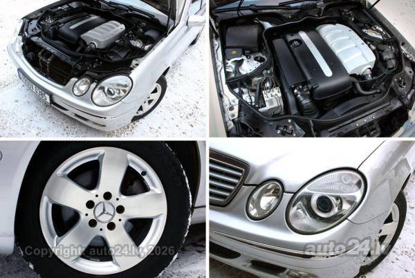 Pelēks Mercedes-Benz E-Class 2003 Viljandi, ar dzinēja tilpumu 2.10 L un nobraukumu 220 tūkst. km par 4990 €, foto 5 vietnē AUTOMOTO.COM.LV