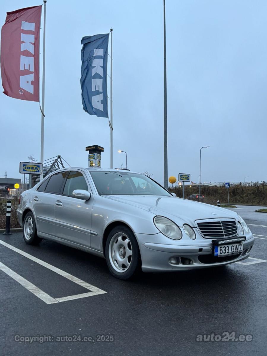 Grey Mercedes-Benz E-Class 2005 in Tartu, with an engine capacity of 2.10 L and mileage of 410 thousand km for 2050 €, photo 2 on AUTOMOTO.COM.LV