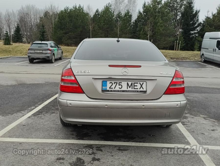 Grey Mercedes-Benz E-Class 2005 in Tallinn, with an engine capacity of 3.50 L and mileage of 196 thousand km for 5500 €, photo 6 on AUTOMOTO.COM.LV