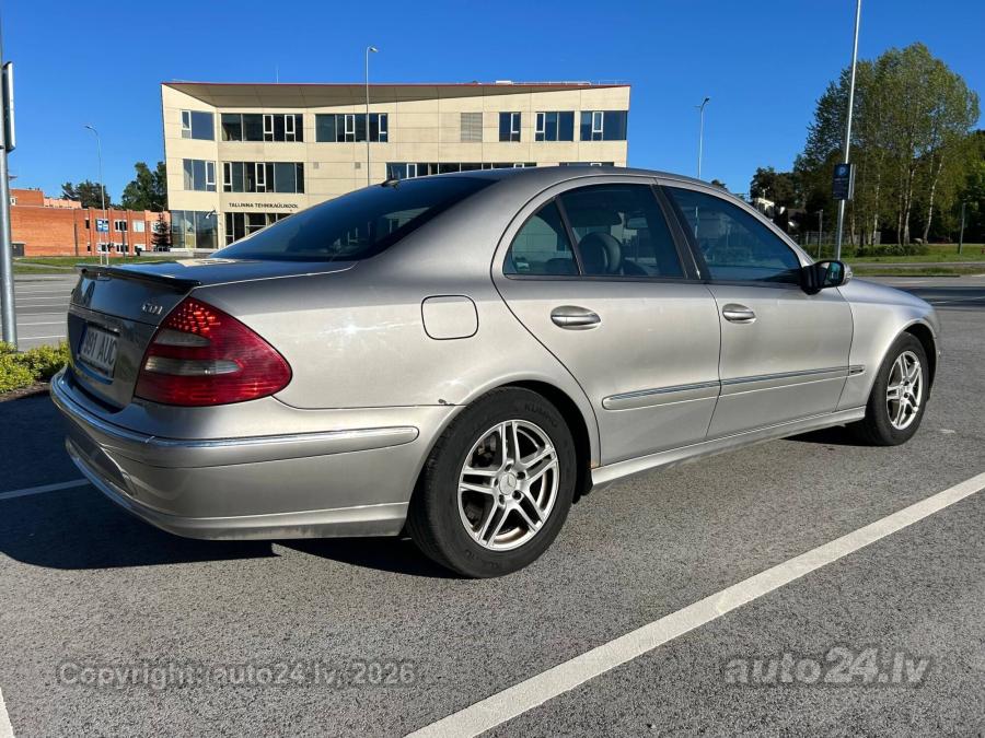 Pelēks Mercedes-Benz E-Class 2005 Tallina, ar dzinēja tilpumu 2.10 L un nobraukumu 280 tūkst. km par 2690 €, foto 4 vietnē AUTOMOTO.COM.LV