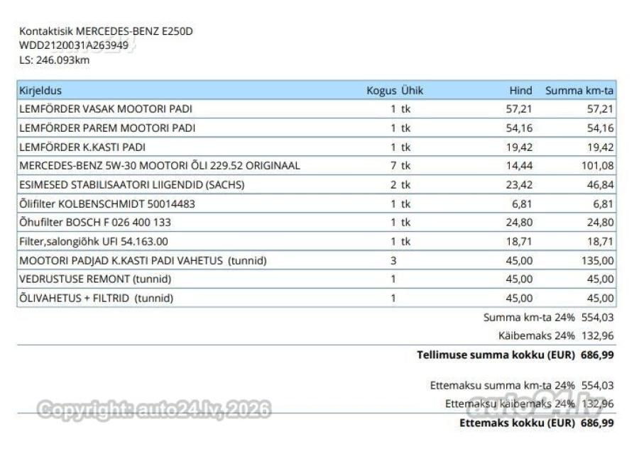 Серый Мерседес Е-Класс 2010 в Таллин, объемом двигателя 2.10 л и пробегом 246 тыс. км за 6480 €, фото 22 на AUTOMOTO.COM.LV