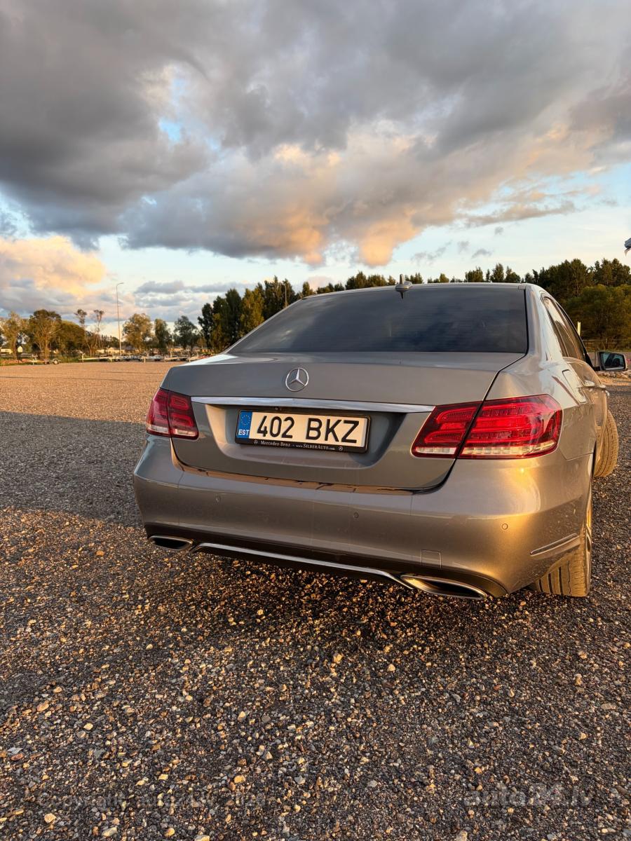 Grey Mercedes-Benz E-Class 2013 in Tartu, with an engine capacity of 3.00 L and mileage of 315 thousand km for 12900 €, photo 5 on AUTOMOTO.COM.LV
