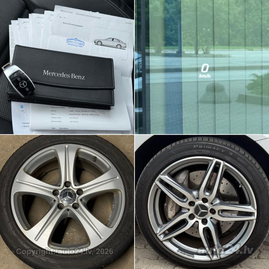Grey Mercedes-Benz E-Class 2017 in Tallinn, with an engine capacity of 3.50 L and mileage of 185 thousand km for 23790 €, photo 20 on AUTOMOTO.COM.LV