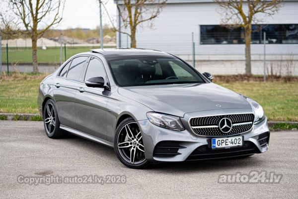 Grey Mercedes-Benz E-Class 2019 in Tartu, with an engine capacity of 2.00 L and mileage of 98 thousand km for 32900 €, photo 1 on AUTOMOTO.COM.LV