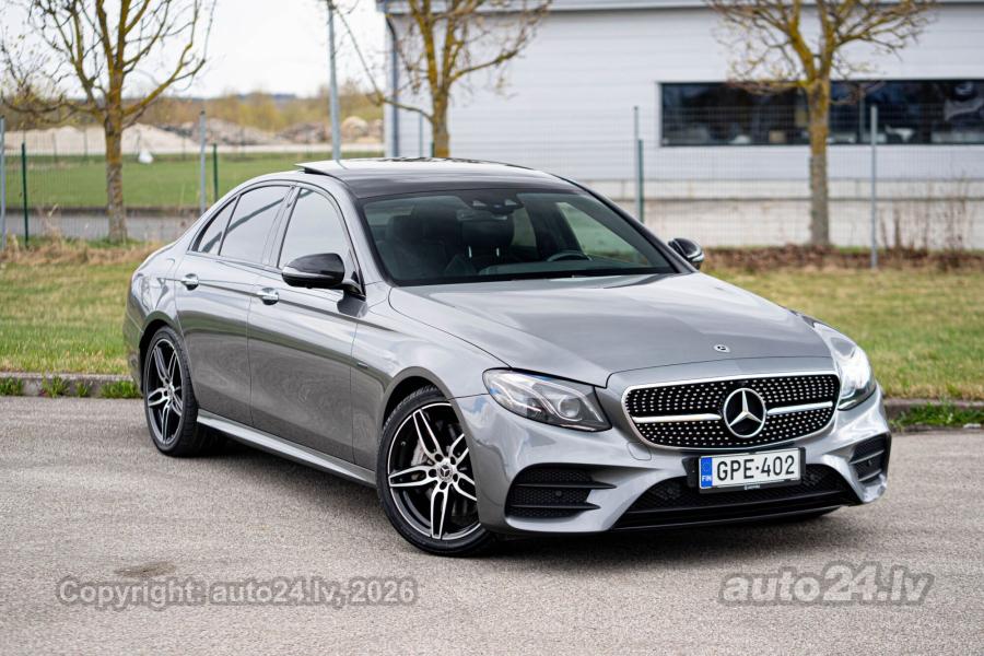 Grey Mercedes-Benz E-Class 2019 in Tartu, with an engine capacity of 2.00 L and mileage of 98 thousand km for 32900 €, photo 1 on AUTOMOTO.COM.LV