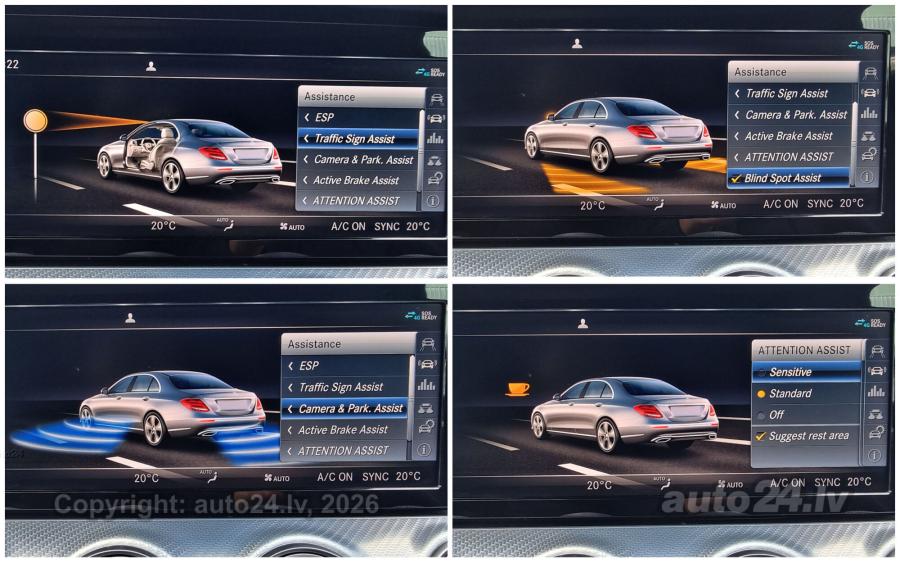 Pelēks Mercedes-Benz E-Class 2019 Tallina, ar dzinēja tilpumu 2.00 L un nobraukumu 119 tūkst. km par 23890 €, foto 24 vietnē AUTOMOTO.COM.LV