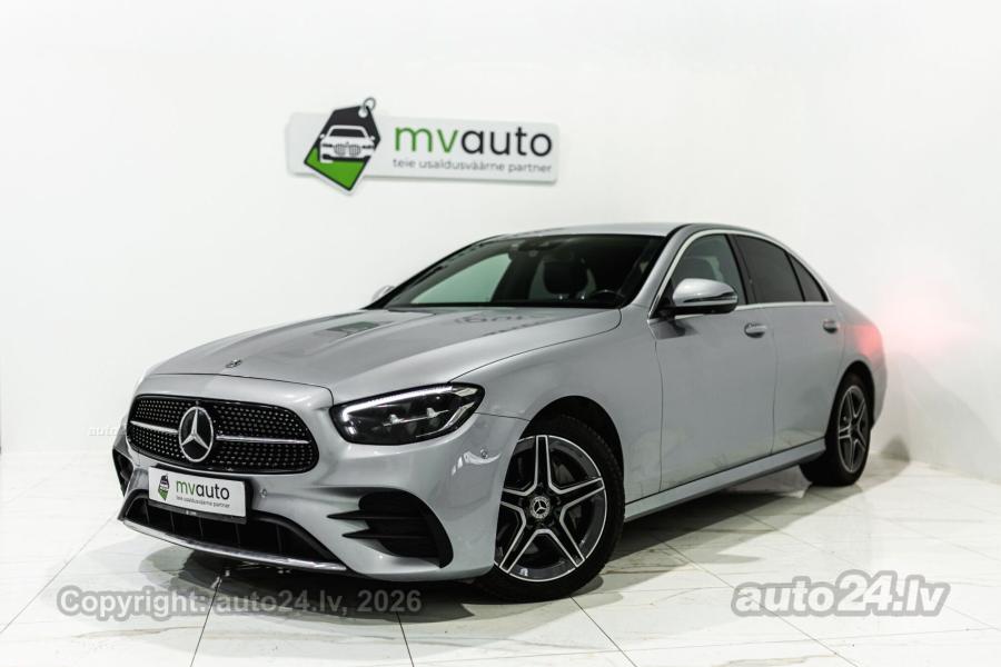 Grey Mercedes-Benz E-Class 2021 in Tallinn, with an engine capacity of 2.00 L and mileage of 104 thousand km for 34990 €, photo 4 on AUTOMOTO.COM.LV
