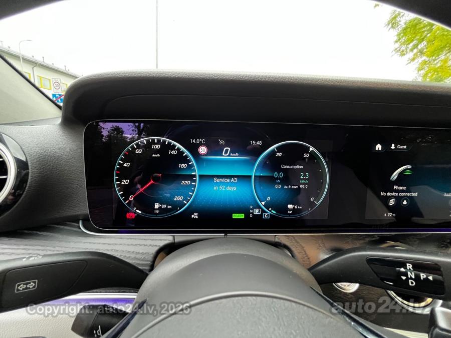 Grey Mercedes-Benz E-Class 2021 in Tallinn, with an engine capacity of 2.00 L and mileage of 175 thousand km for 32900 €, photo 15 on AUTOMOTO.COM.LV