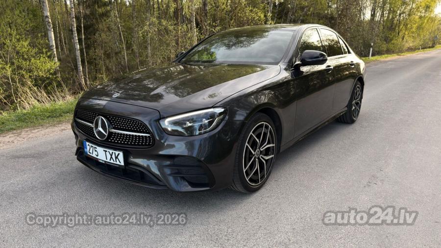 Grey Mercedes-Benz E-Class 2022 in Tallinn, with an engine capacity of 2.00 L and mileage of 55 thousand km for 40900 €, photo 4 on AUTOMOTO.COM.LV