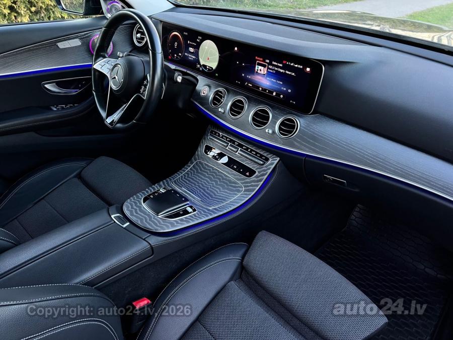 Grey Mercedes-Benz E-Class 2022 in Tartu, with an engine capacity of 2.00 L and mileage of 182 thousand km for 26990 €, photo 13 on AUTOMOTO.COM.LV