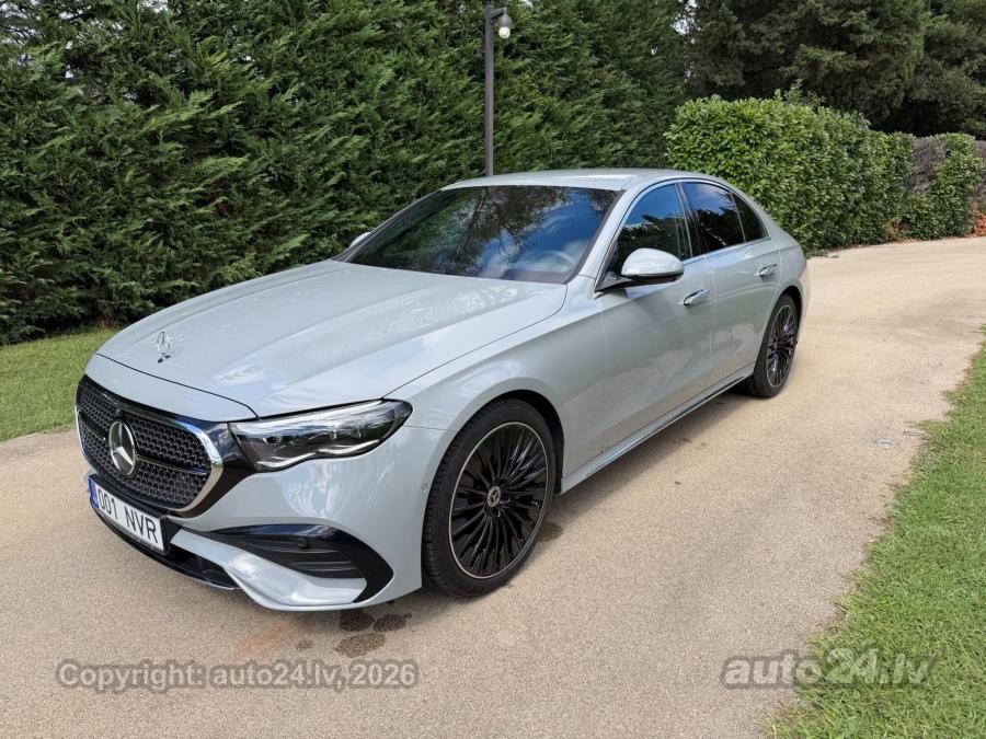 Pelēks Mercedes-Benz E-Class 2023 Tallina, ar dzinēja tilpumu 2.00 L un nobraukumu 21 tūkst. km par 60000 €, foto 1 vietnē AUTOMOTO.COM.LV