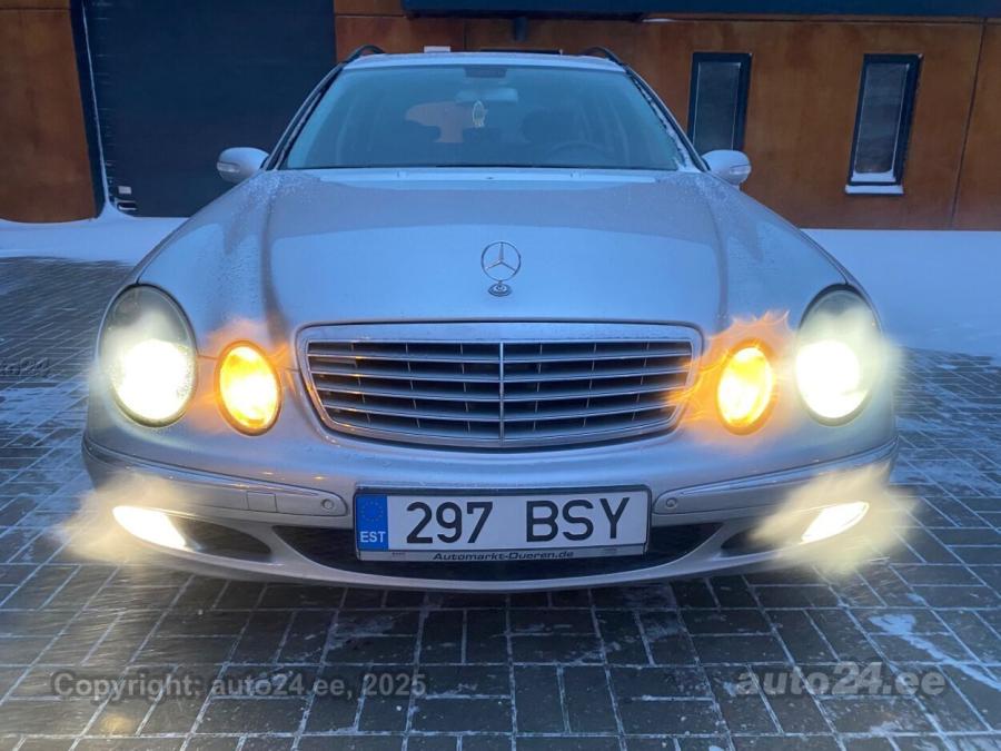 Grey Mercedes-Benz E-Class 2004 in Tallinn, with an engine capacity of 2.10 L and mileage of 446 thousand km for 2490 €, photo 2 on AUTOMOTO.COM.LV