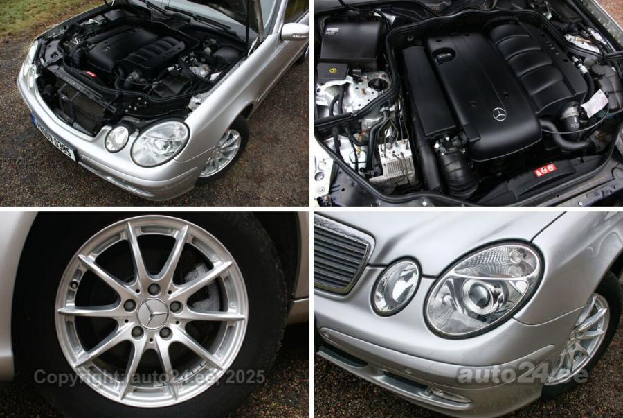 Pelēks Mercedes-Benz E-Class 2004 Viljandi, ar dzinēja tilpumu 2.10 L un nobraukumu 158 tūkst. km par 6890 €, foto 5 vietnē AUTOMOTO.COM.LV