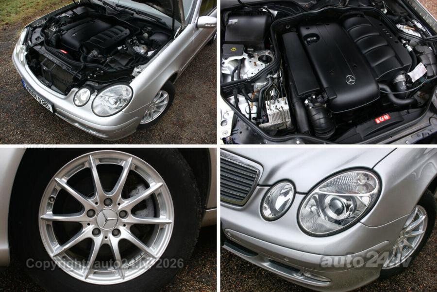Grey Mercedes-Benz E-Class 2004 in Viljandi, with an engine capacity of 2.10 L and mileage of 158 thousand km for 6490 €, photo 5 on AUTOMOTO.COM.LV