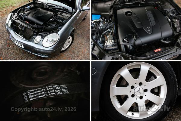 Grey Mercedes-Benz E-Class 2006 in Viljandi, with an engine capacity of 2.10 L and mileage of 276 thousand km for 5490 €, photo 7 on AUTOMOTO.COM.LV