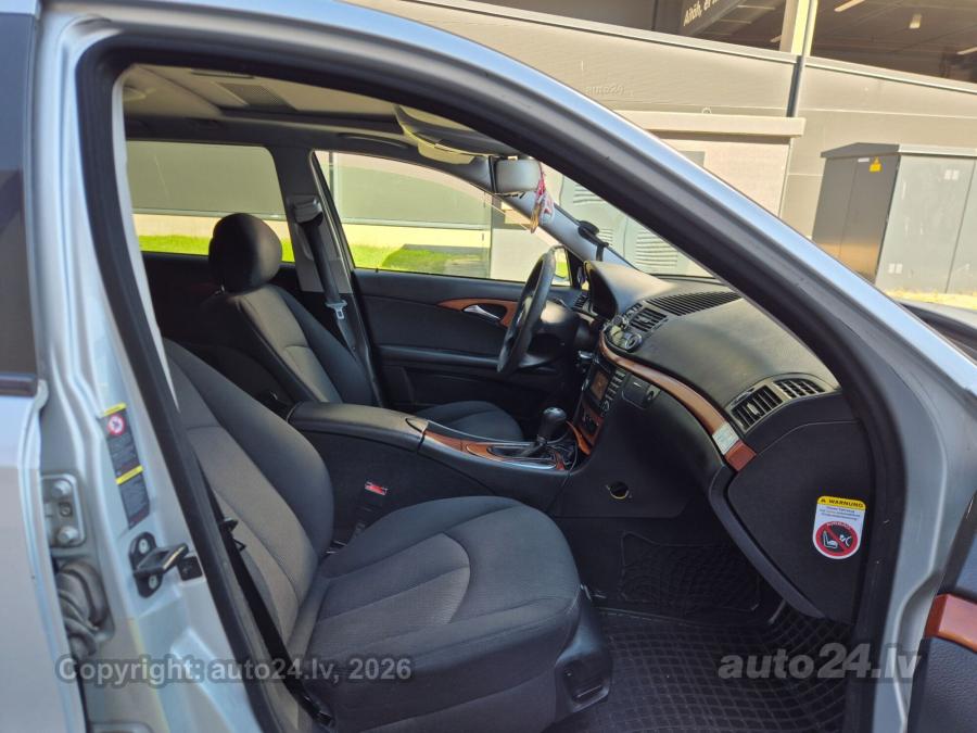 Pelēks Mercedes-Benz E-Class 2008 Tallina, ar dzinēja tilpumu 2.10 L un nobraukumu 360 tūkst. km par 2999 €, foto 8 vietnē AUTOMOTO.COM.LV