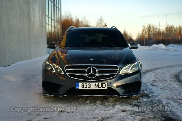 Grey Mercedes-Benz E-Class 2014 in Tallinn, with an engine capacity of 2.10 L and mileage of 353 thousand km for 10999 €, photo 6 on AUTOMOTO.COM.LV