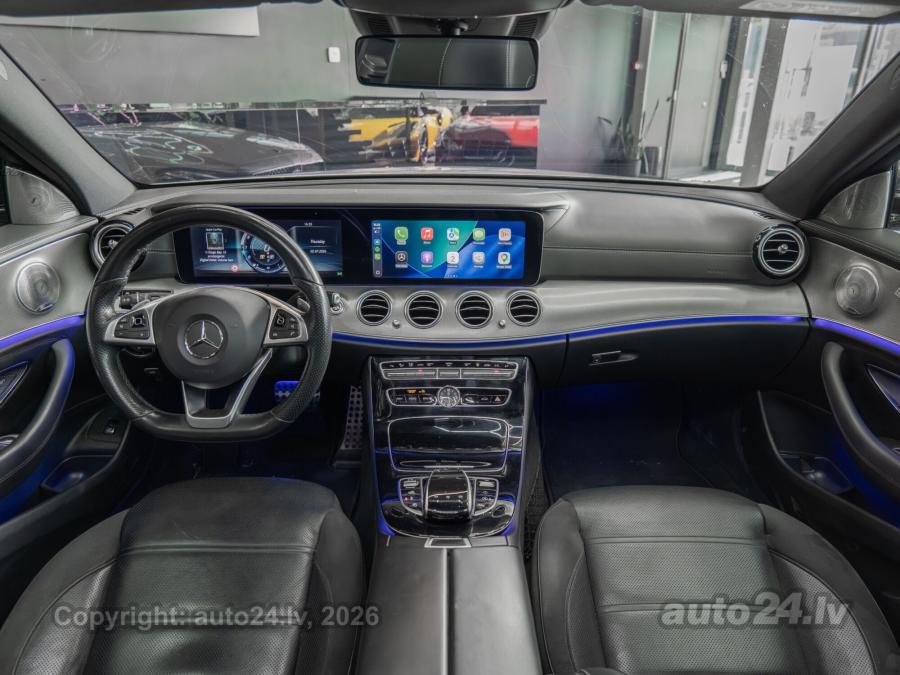 Grey Mercedes-Benz E-Class 2017 in Tallinn, with an engine capacity of 3.00 L and mileage of 208 thousand km for 29900 €, photo 6 on AUTOMOTO.COM.LV