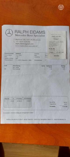 Grey Mercedes-Benz E-Class 2017 in Vilnius, with an engine capacity of 1.95 L and mileage of 315 thousand km for 20000 €, photo 30 on AUTOMOTO.COM.LV