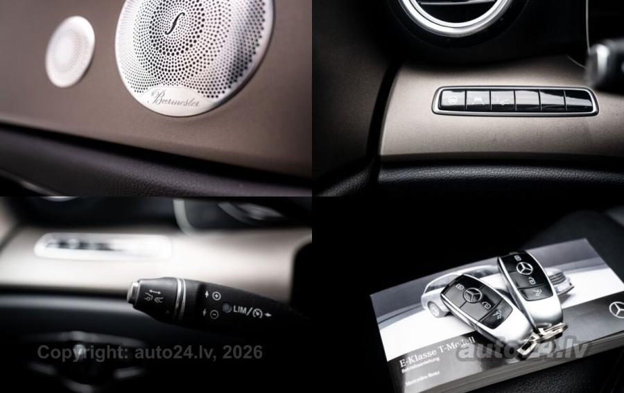 Grey Mercedes-Benz E-Class 2017 in Tallinn, with an engine capacity of 3.00 L and mileage of 191 thousand km for 19899 €, photo 16 on AUTOMOTO.COM.LV
